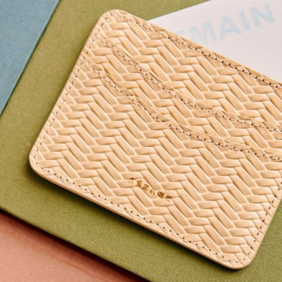 Sezane | Bags | Nwt Sezane Jean Card Holderportecartes In Vanille ...